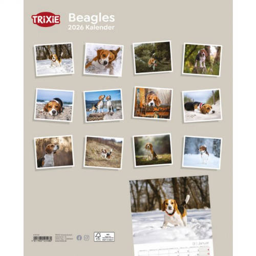 trixie 12548 naptár beagle - 2026